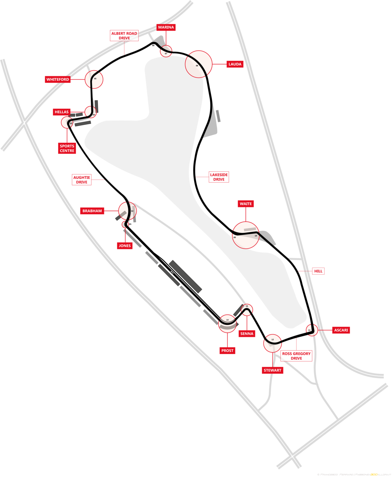 F1 | GP Australia 2023: la mappa e le statistiche di Melbourne