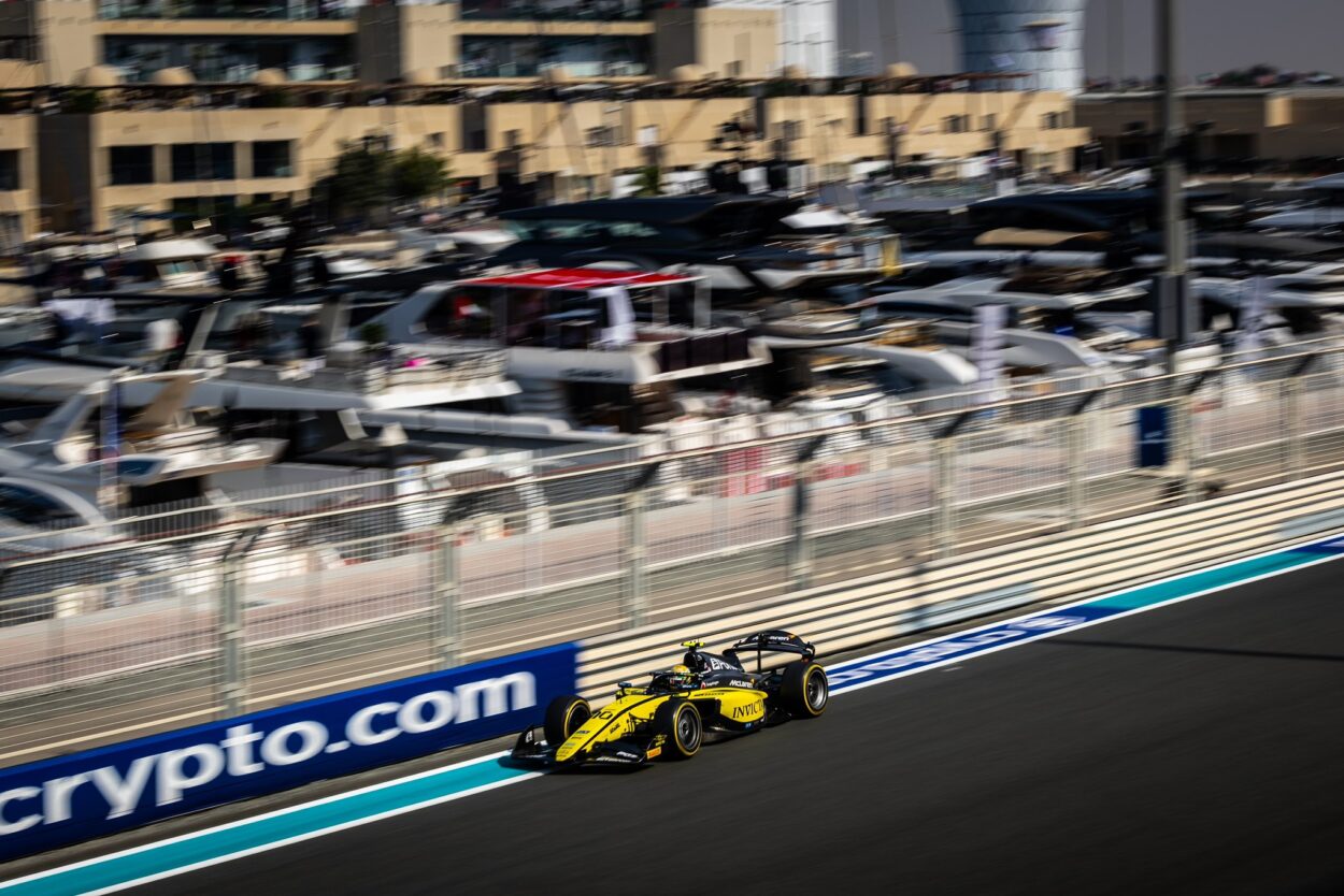 F2 | GP Abu Dhabi 2024, feature race: Dürksen chiude la stagione, Bortoleto è campione al debutto